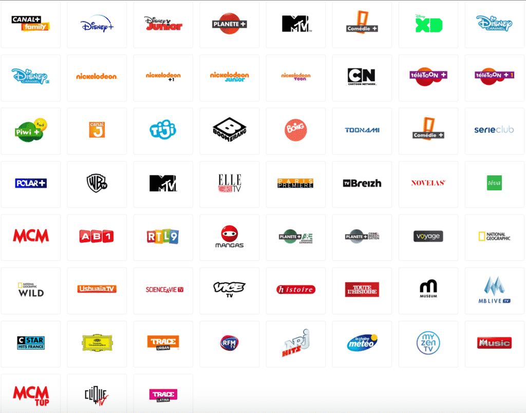 Pack Famille CANAL : Le bouquet pour rassembler petits et grands ...