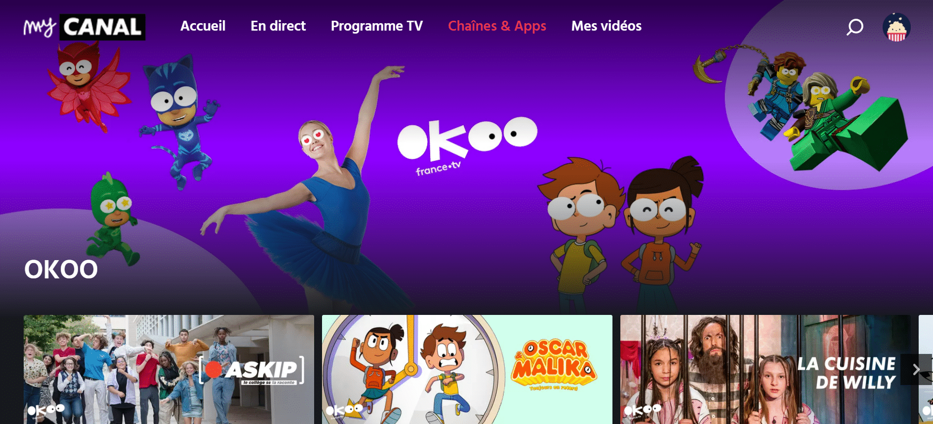 Okoo et BFM arrivent sur la plateforme myCANAL - alloforfait.fr