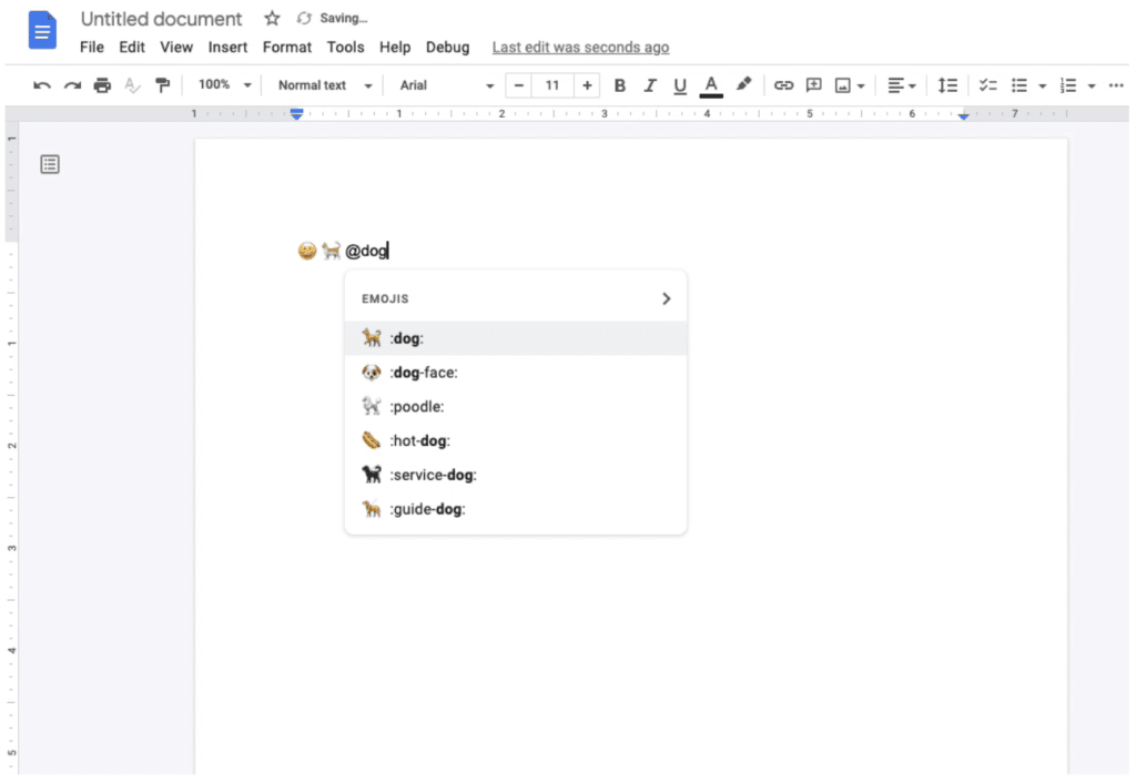 Google Docs rend plus facile l’intégration d’emojis - alloforfait.fr