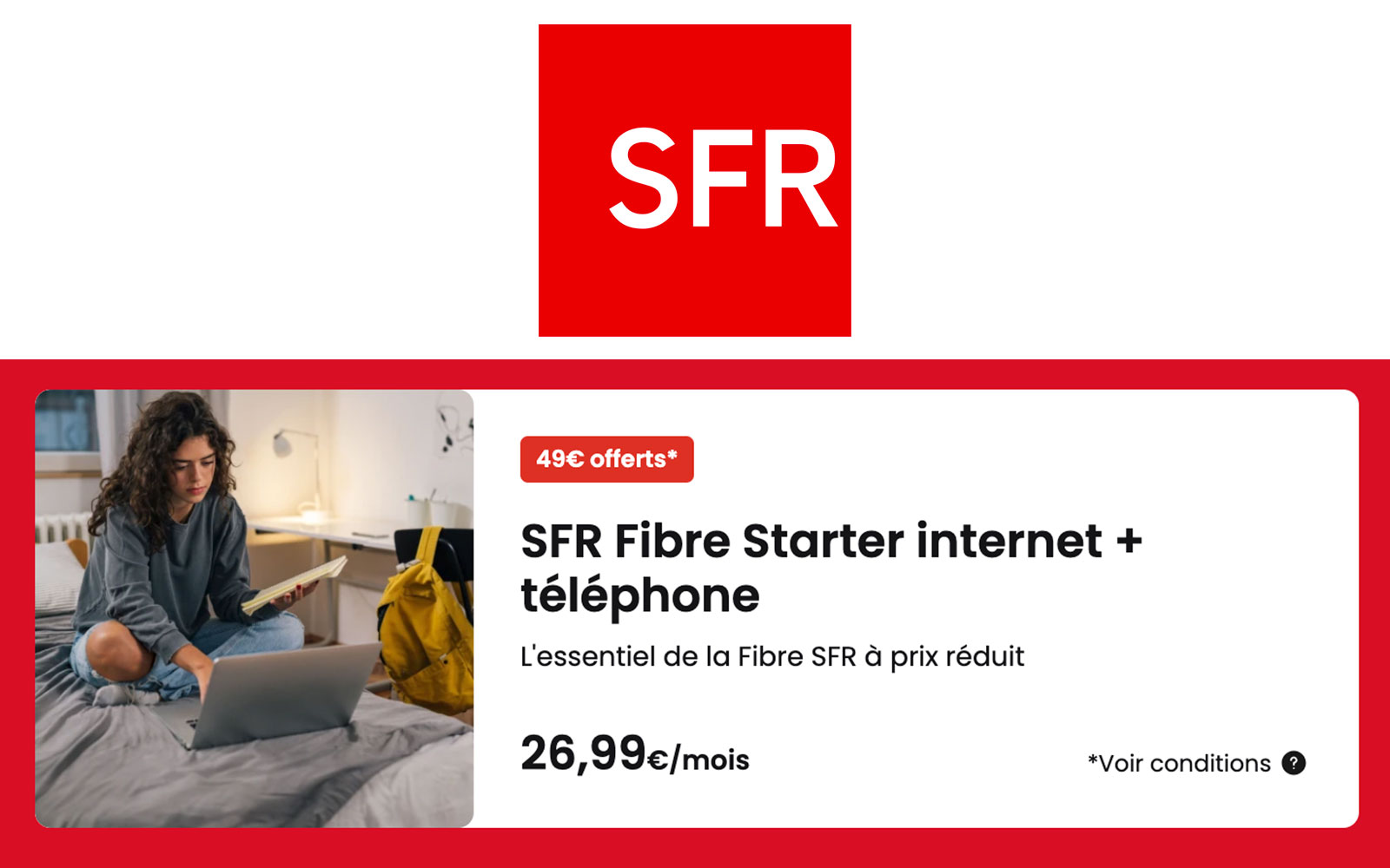 SFR lance sa box sans TV : une offre épurée à 26,99€/mois pour contrer la concurrence ...